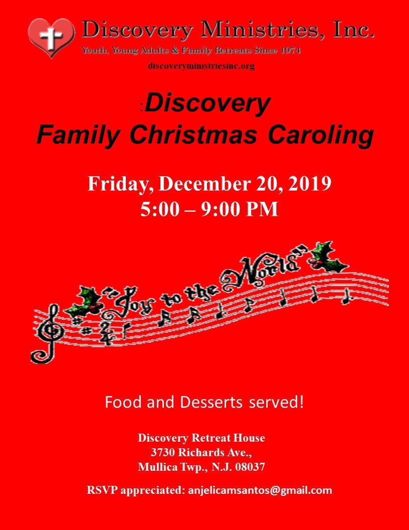 Discovery Ministries, Inc. | Discovery Family Christmas Caroling